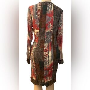Vasana | Dresses | Vasna Dress Womens Hippie Chic Patchwork Shabby ...